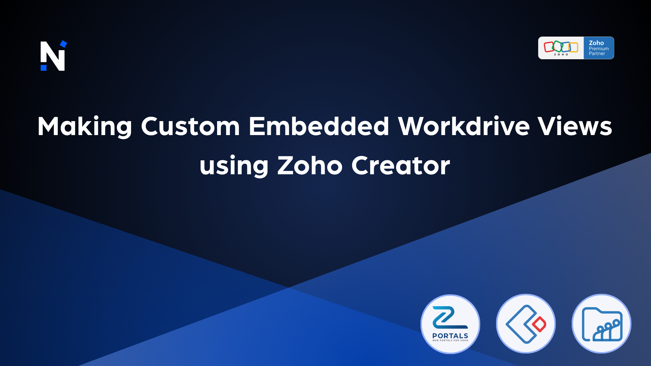 Making Custom Embedded Workdrive Views using Zoho Creator - Nimbis Designs